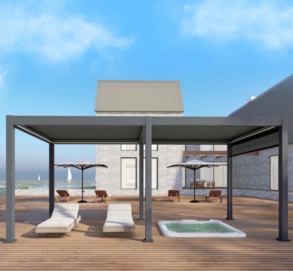 The Hot Tub and Swim Spa Company Pergola for Swim Spas | Enclosures ...